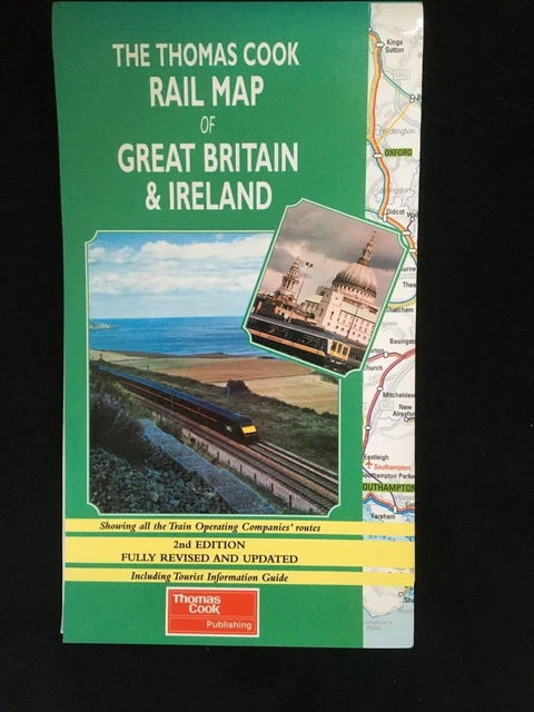 THOMAS COOK RAIL Map Britain & Ireland 2nd Edition £3.00 - PicClick UK