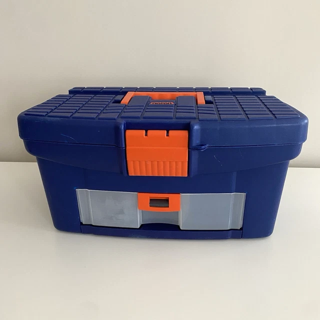 KETER TOOL BOX Step Stool | Reinforced Lid, Storage Tray, 42 x 25 x 21 ...