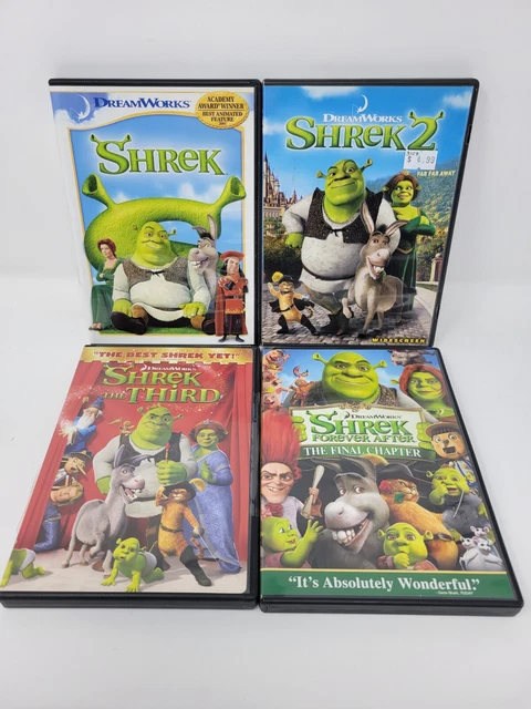 SHREK, SHREK 2 & Shrek the Third (DVD, DreamWorks, 3 Filme Set) EUR 3,70 - PicClick DE