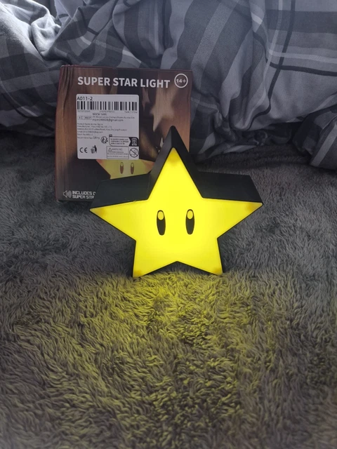 SUPER MARIO BROS Lamp Super Star Light Led Music Night Light Sound USB ...