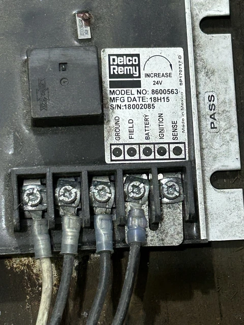 DELCO REMY 8600563 Voltage Regulator 24V OEM Heavy Duty Truck Bus ...