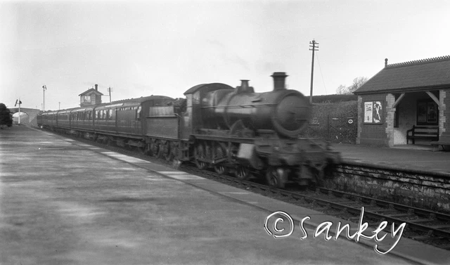GWR110X90MM NEGATIVE 4358 on local service @ Porthkerry 20-08-38 £3.00 ...