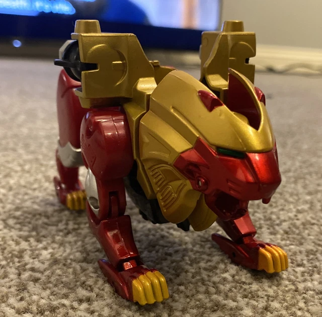 RED LION ZORD Power Rangers Wild Force Deluxe Megazord Bandai 2001 Body ...