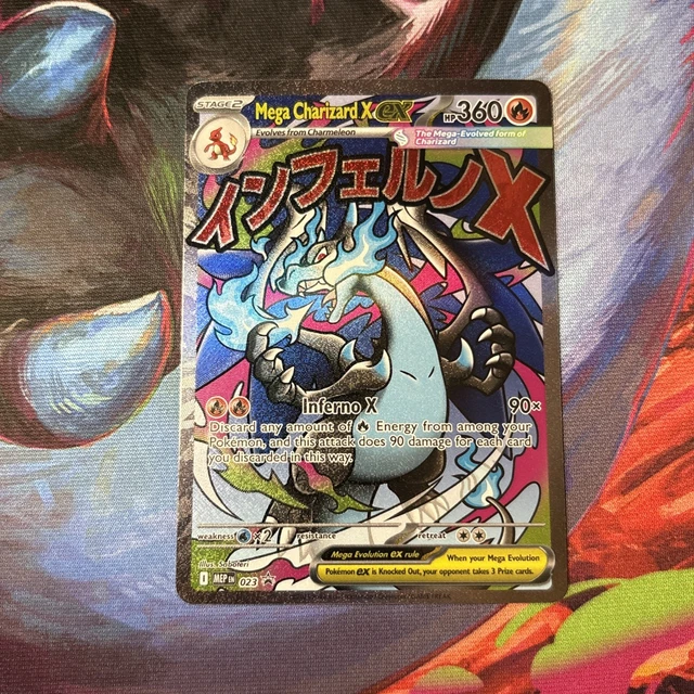 POKEMON TCG MEGA Charizard x Ex 023 Black Star Promo £109.90 - PicClick UK