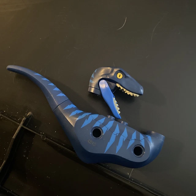 LEGO MINIFIGURE DINOSAUR Raptor Velociraptor Blue Jurassic World B42 ...