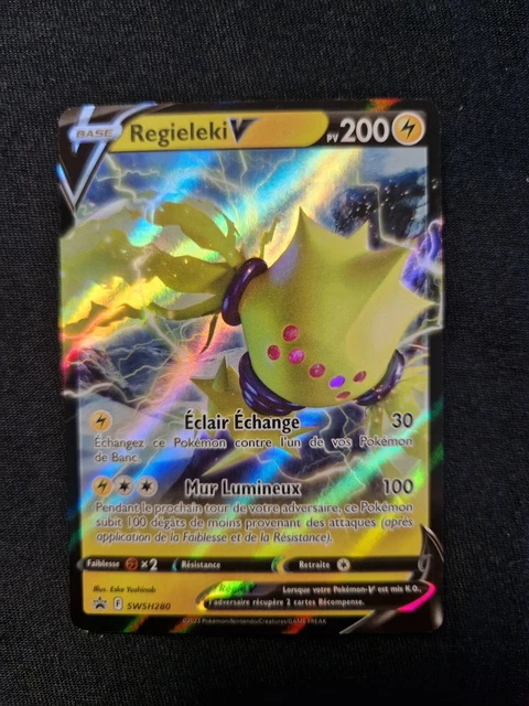 CARTE POKÉMON REGIELEKI SWSH 280 promo bloc épée et bouclier FR neuf ...