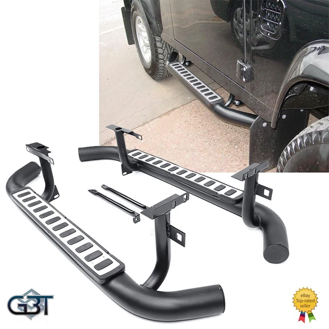 LAND ROVER DEFENDER 90 Side Steps Oem Fit Running Boards (Fire & Ice ...
