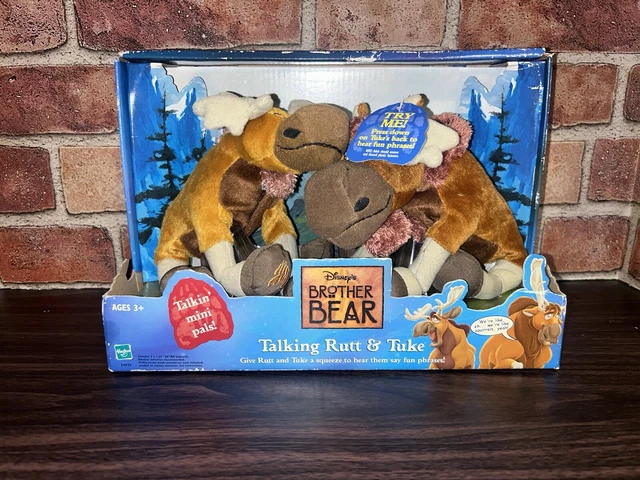 DISNEYS BROTHER BEAR Talking Rutt & Tuke Talkin Mini Pals Brand New ...