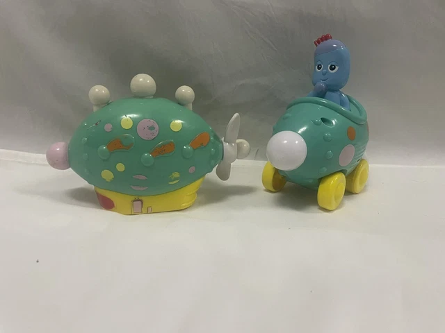 IN THE NIGHT Garden Wheel Along Pinky Ponk Balloon Blimp Vehicle & Push ...