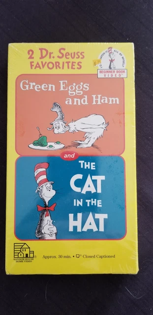 DR. SEUSS GREEN Eggs And Ham & The Cat In The Hat - 1994 - Random House ...