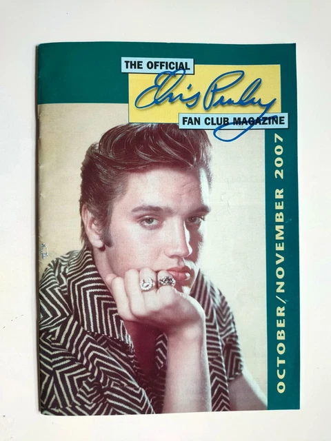 THE OFFICIAL ELVIS Presley Fan Club Magazine Of Great Britain Oct - Nov ...