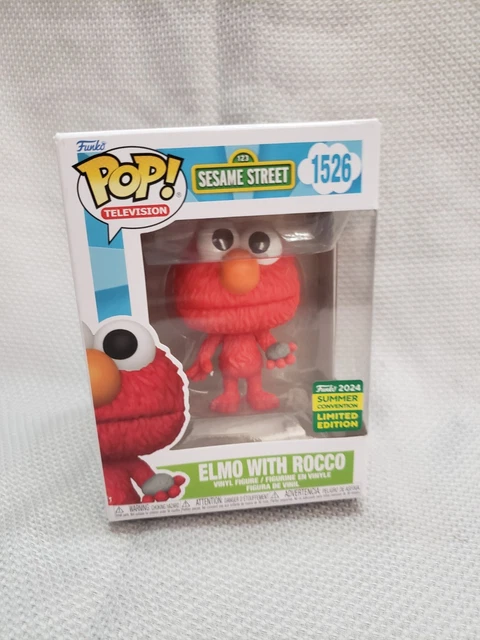 SESAME STREET ELMO w/Rocco Summer Convention Funko POP! #1526 Figurine ...