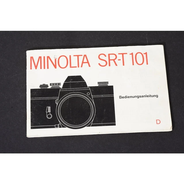 MINOLTA SR-T 101 Guide/Manual/Instructions for Use German $14.89 ...