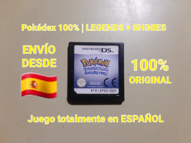🇪🇸 POKÉMON EDICIÓN Plata Soulsilver ESPAÑOL 100% ORIGINAL Nintendo DS ...