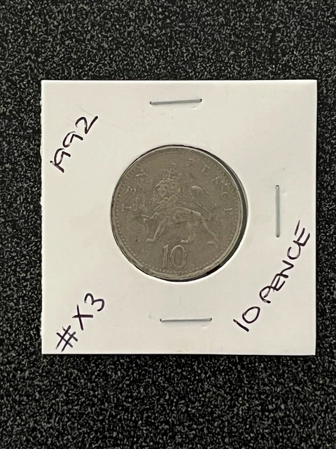 🚖1992 UNITED KINGDOM Ten Pence Coin🚖10P Coin Queen Elizabeth Ii #X3🚖 $1.95 - PicClick AU