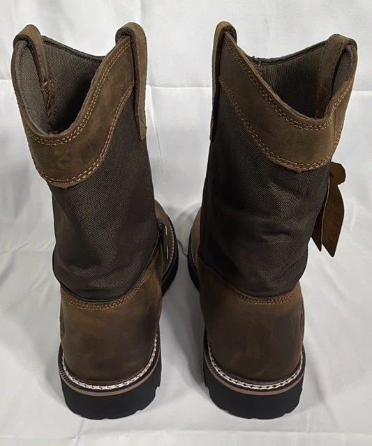 GEORGIA BOOT MEN'S Core 37 Steel Toe Waterproof Work Boots Size 10.5 W ...