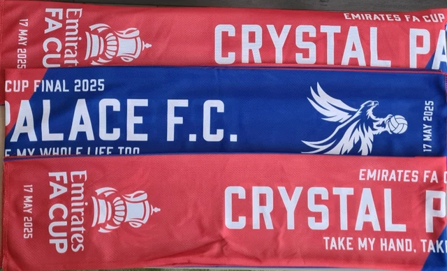 CRYSTAL PALACE FC - 2025 FA Cup Final official Wembley Stadium matchday ...