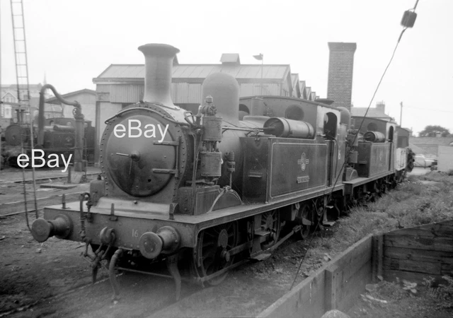 RAILWAY STEAM NEGATIVE O2 W16 Ventnor Ryde MPD 70H 1/6/65 + Copyright £ ...