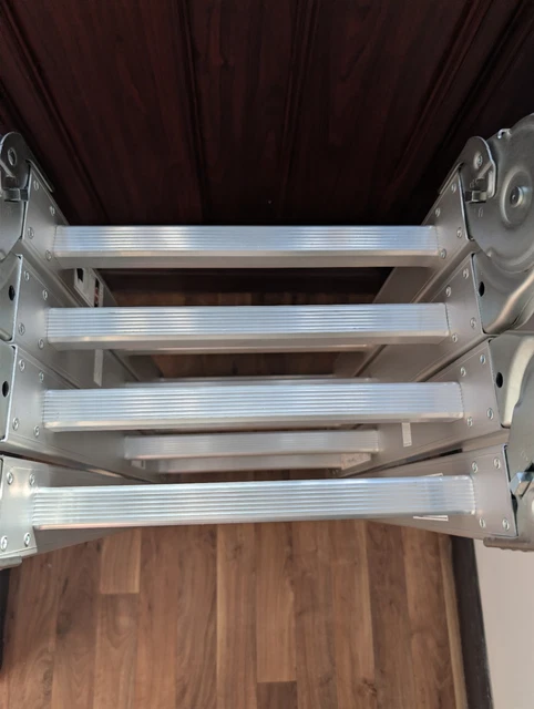 MAC ALLISTER 3.17M Aluminium Combination Ladder £59.99 - PicClick UK