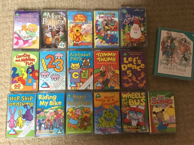 17 CHILDREN’S CASSETTE Tapes ELC Songs rhyme educational (childminders ...