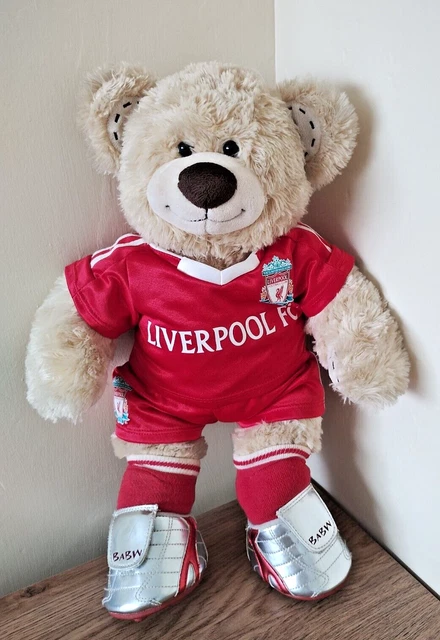 BUILD A BEAR Liverpool FC Kit & Boots Plush Toy Teddy Used LFC Football ...