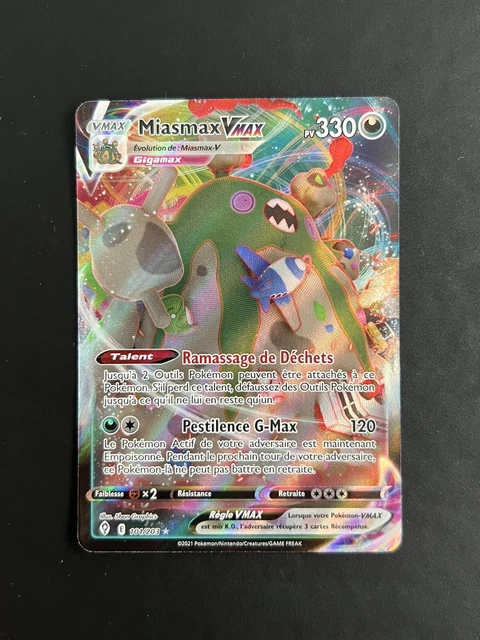 CARTE POKÉMON MIASMAX Vmax 101/203 EB07 Evolution Céleste Neuve FR EUR 1,00 - PicClick FR