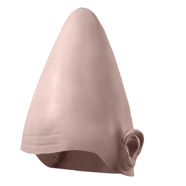 ALIEN CONE BALD Head Alien Latex Cosplay Headgear Headdress Props ...