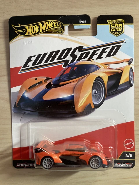 HOT WHEELS MCLAREN Solus GT from 2025 Eurospeed set on Real Riders new ...