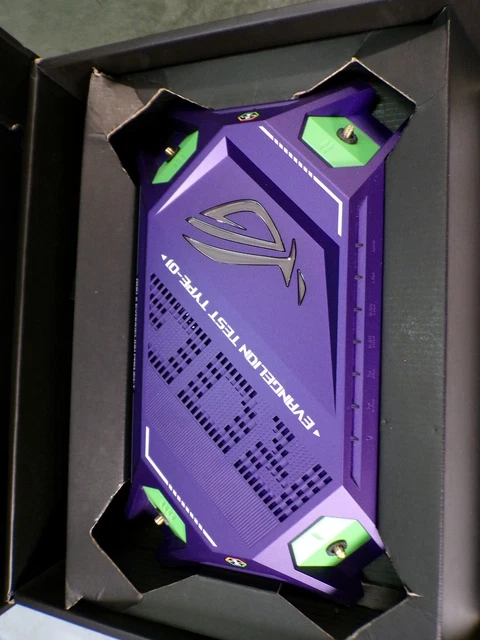 ASUS ROG RAPTURE EVANGELION Edition Wi-Fi 6 Wireless Gaming Router GT ...