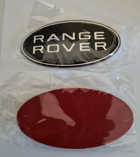 RANGE ROVER GRILL Badges Black X2 Supplied £14.99 - PicClick UK
