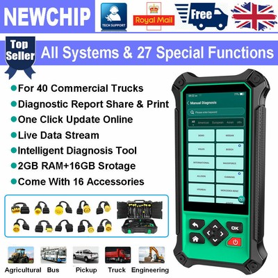 SCANIA FULL SCAN HGV Commercial Truck Pro Diagnostic Fault Scanner Tool ...