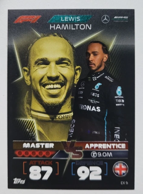 FORMULA 1 F1 Turbo Attax 2022 - Lewis Hamilton Master vs Apprentice ...