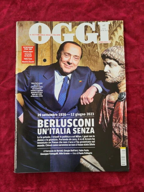 OGGI 2023 25 Silvio Berlusconi Lorena Bianchetti Serena Autieri Gialappi #3112 EUR 14,90 ...