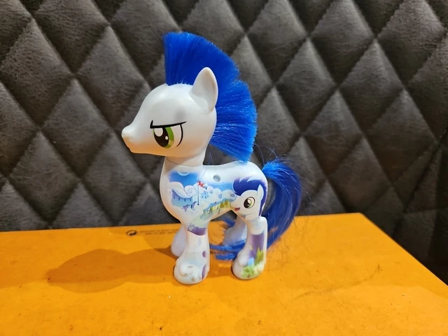 MY LITTLE PONY All about Soarin Brushable Figure with Movie Scene Blue ...