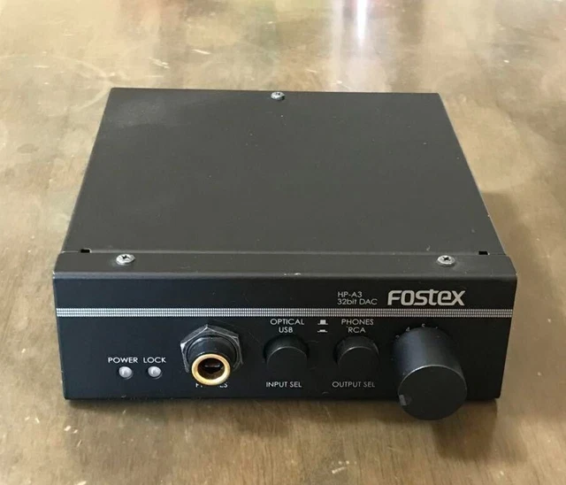 AMPLIFICADOR DE AURICULARES FOSTEX HP-A3 32 bits DAC usado en Japón ...