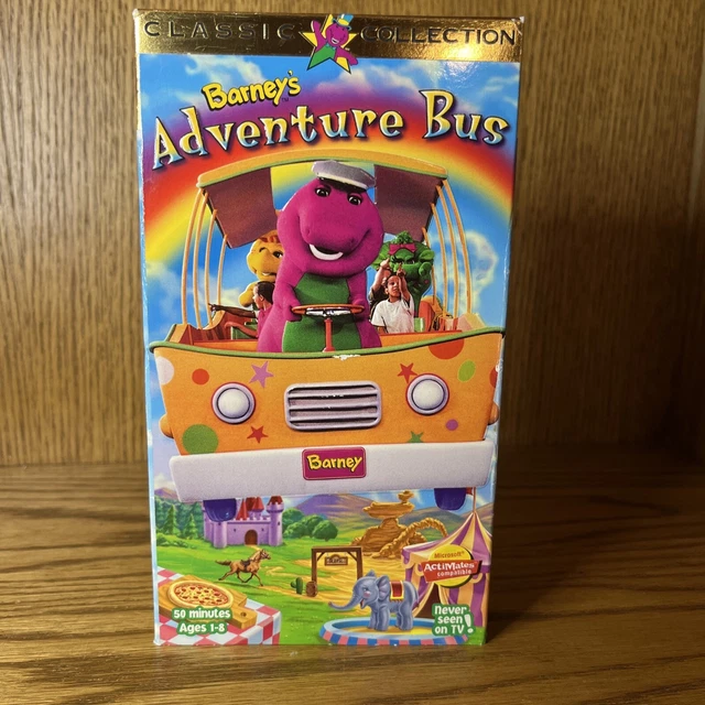 BARNEY - BARNEYS Adventure Bus (VHS, 1997) £9.04 - PicClick UK
