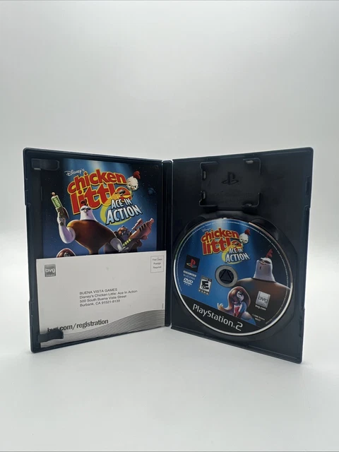 DISNEY'S CHICKEN LITTLE: Ace in Action (Sony PlayStation 2, 2006) CIB ...