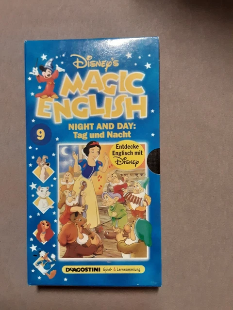 MAGIC ENGLISH 9 Night and Day Tag und Nacht Disney VHS Kassette ...