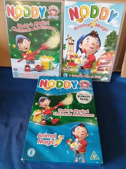 NODDY 2 DISC DVD, Noddy's Magical Christmas Adventure & Animal Magic ...