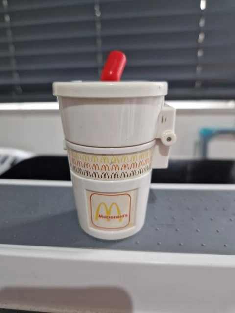 MCDONALDS RARE COLLECTIBLE Toy 1996 Milkshake Flip Top Spinner £10.00 ...