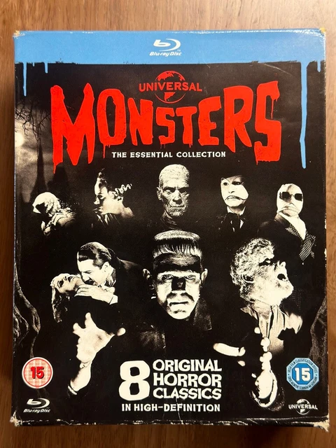 UNIVERSAL CLASSIC MONSTERS Blu-ray Box Set 8 Horror Movie Classics EUR ...