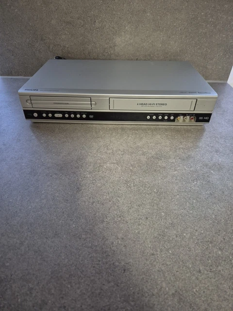 PHILIPS DVD/ VIDEO Recorder Player DVP3350V Kombigerät 6 Head Silber ...