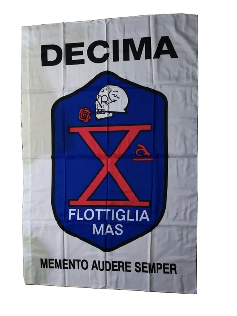 BANDIERA X DECIMA Flottiglia MAS - Memento Audere Semper 140x100 cm EUR ...
