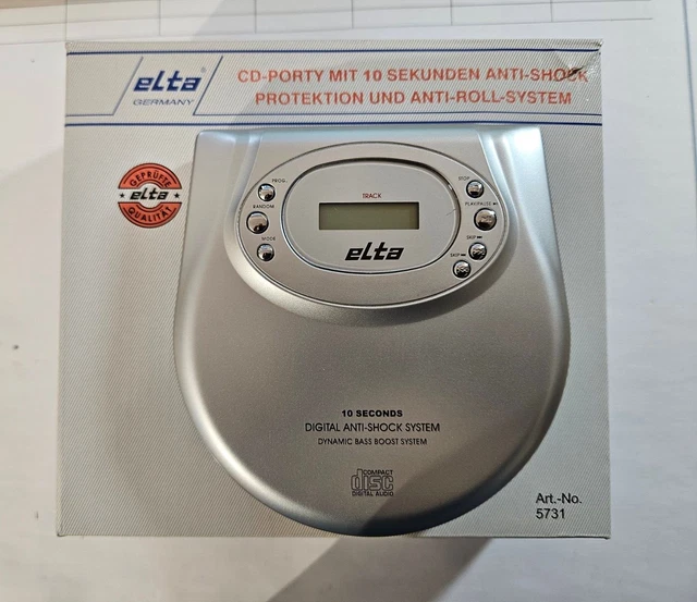 ELTA PORTABLER CD-PLAYER silber (Walkman) EUR 11,00 - PicClick DE