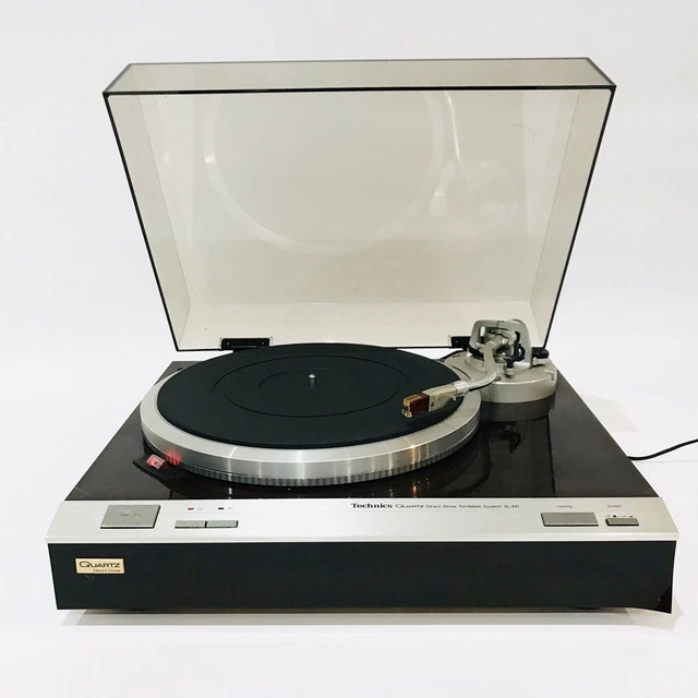 TECHNICS SL-M1 QUARTZ Lock Direct Drive Auto Lift Up Record Player Excellent EUR 455,62 ...