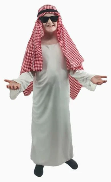 CHILDS AGE 8-12 Years Saudi Arabian Prince Fancy Dress Costume £23.95 ...