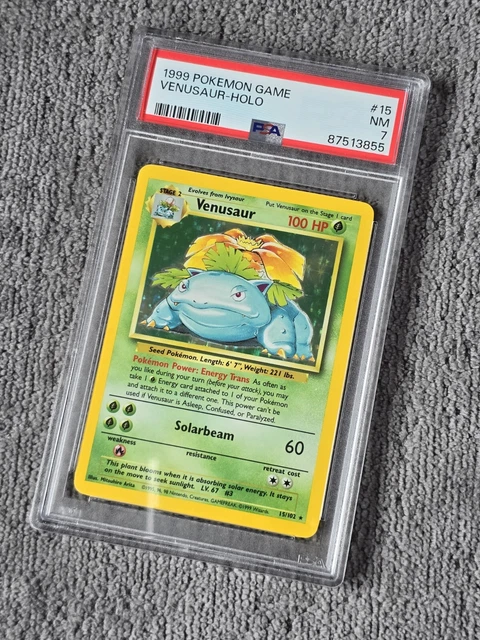 VENUSAUR HOLO PSA 7 Pokemon Basisset WOTC 1999 EUR 151,78 - PicClick DE
