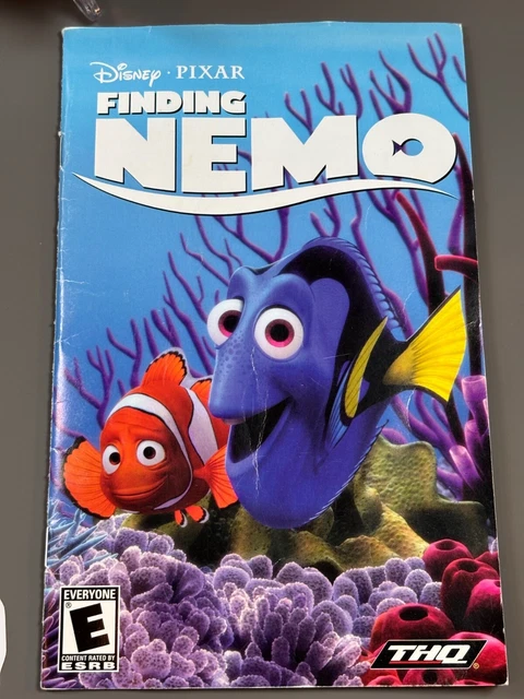 DISNEY PIXAR FINDING Nemo PlayStation 2 PS2 Complete CIB Cracked Case ...
