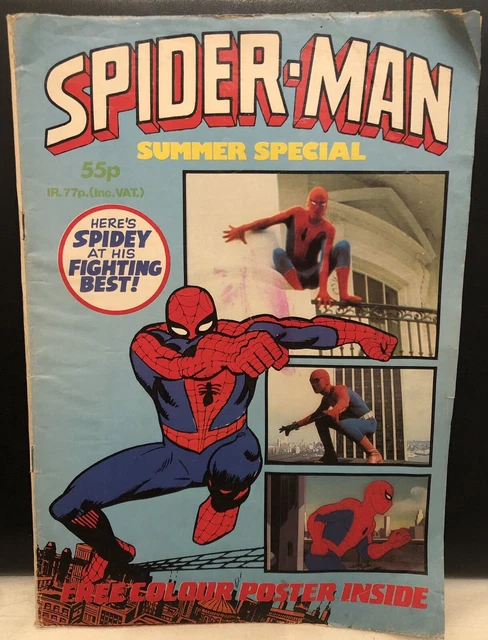 SPIDER-MAN SUMMER SPECIAL 1982 Comic, Marvel Comics UK Magazine EUR 5 ...