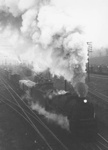 PENNSYLVANIA RAILROAD 6711 steam engine Enola Pennsylvania Train Old ...